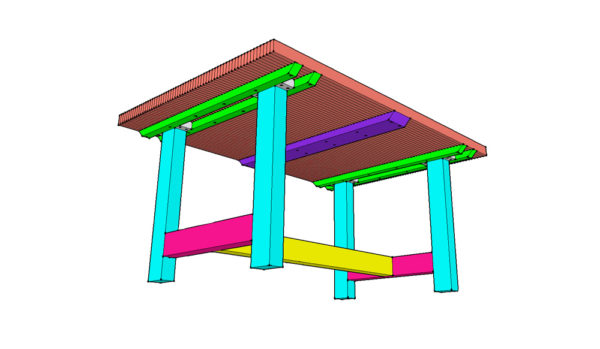 Making A Solid Hardwood Farm Style Table – Free Plans | Woodwork Junkie
